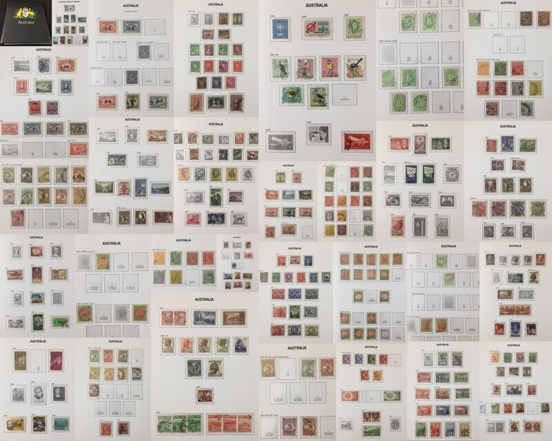 Australia AAT Dues 1913/65 Davo Hingeless Album Used Collection (Apx ...