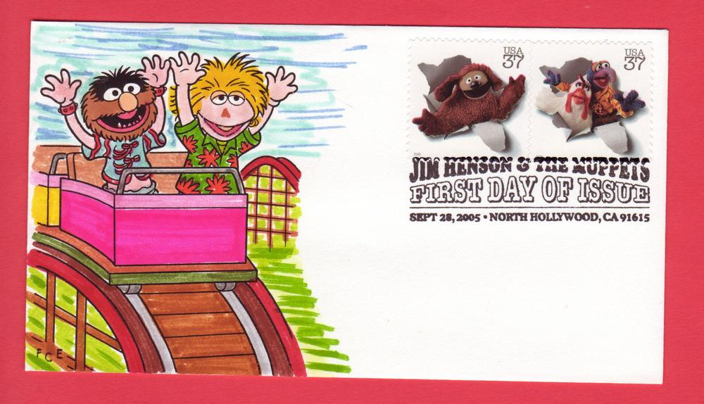 #3944 Jim Henson's Muppets - FCE HANDPAINTED Cachet | United States ...