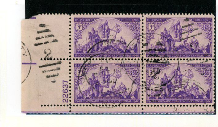 PKStamps - USA - 898 - Used - Plate Block - (B120-116 | United States ...