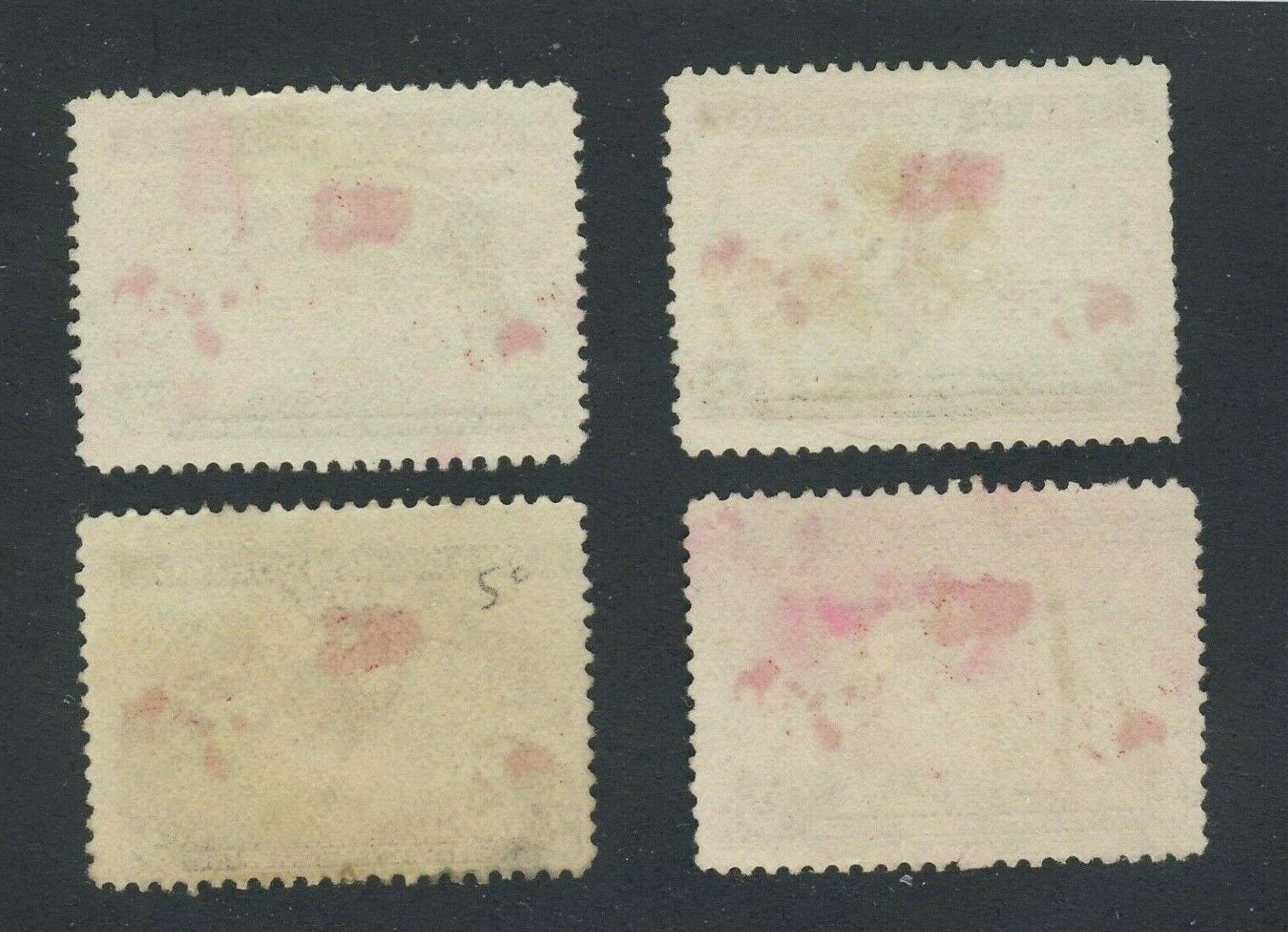 4x Used Canada Stamp 1898 Xmas Map #85 & #86 Guide Value = $40.00 ...
