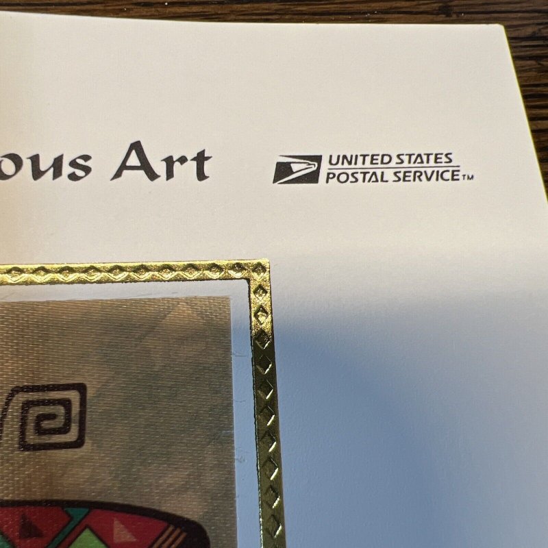 2004 Indigenous Art - Cancelation Of Both USPS And UNPA On One Souvenir ...
