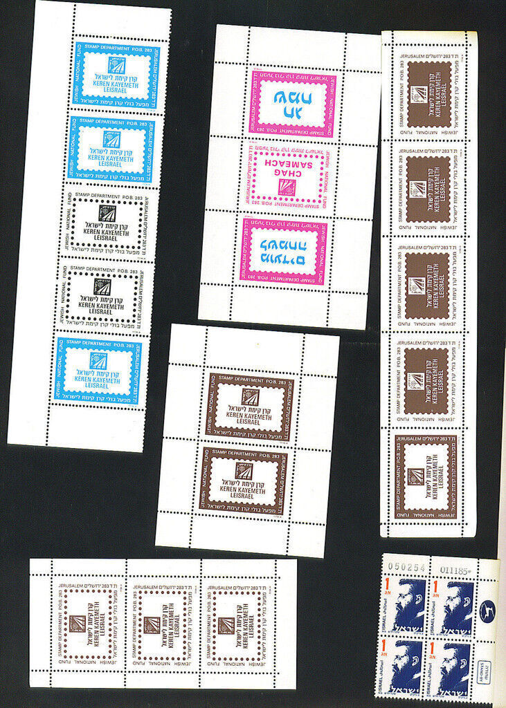 Israel 1950'S-60'S Collection of 43 Stamps Labels | Middle East ...
