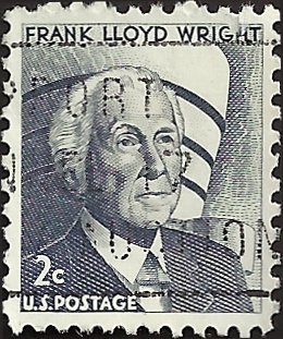 # 1280 Used Frank Lloyd Wright | United States, General Issue Stamp ...