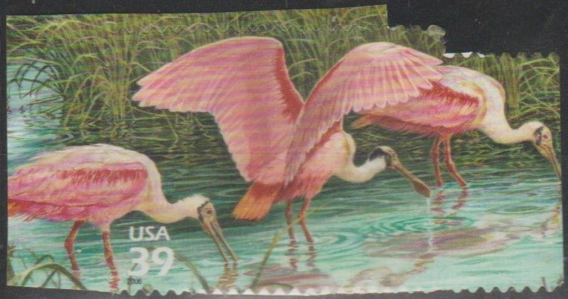 4099f, Single plus. "Roseate Spoonbill" MNH, .39 cent | United States ...