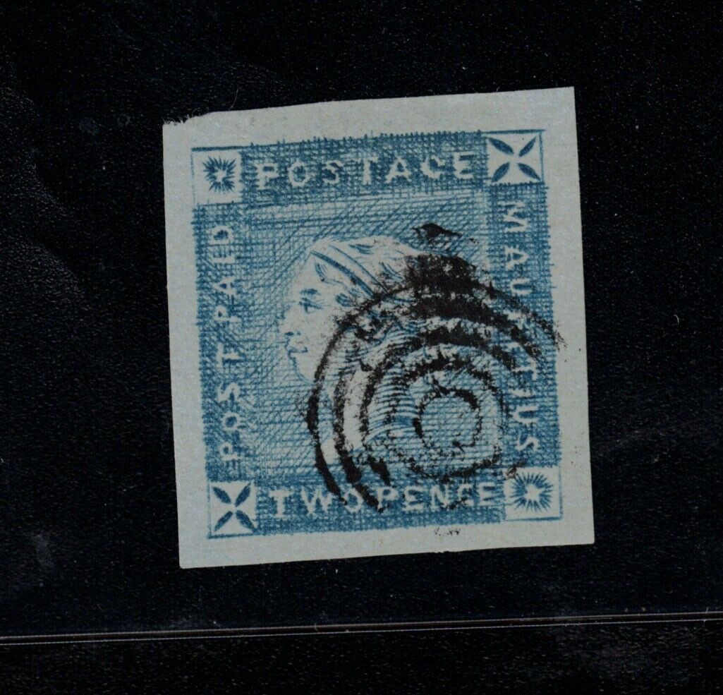 Mauritius #14Bc (SG #38) Used Superb Intermediate Impression On Bluish ...