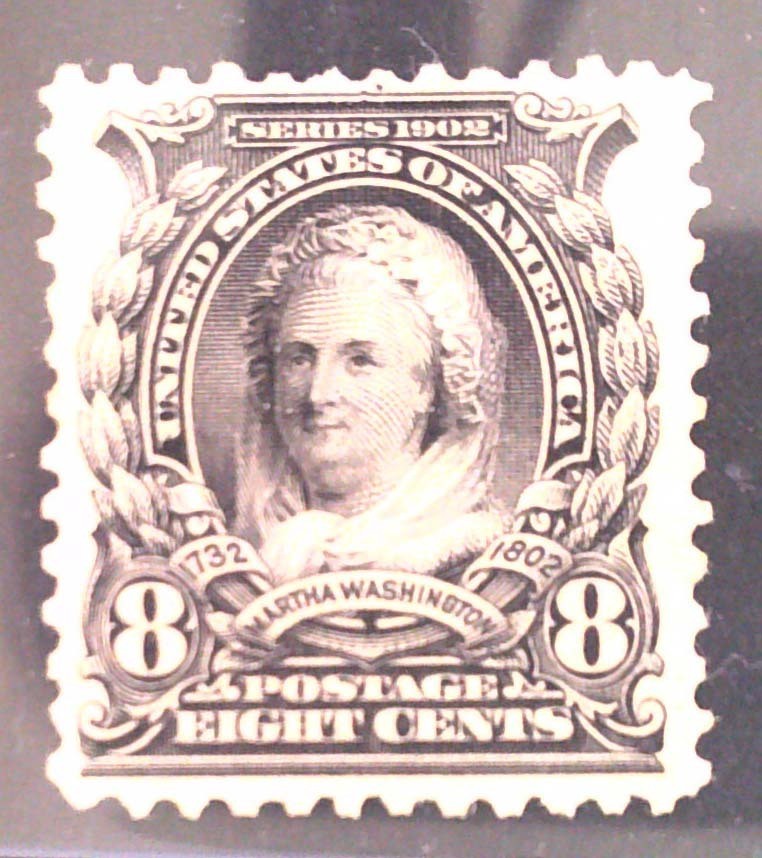 Scott 306 - VF - 8c Martha Washington - Violet Black - NG - 1902 ...