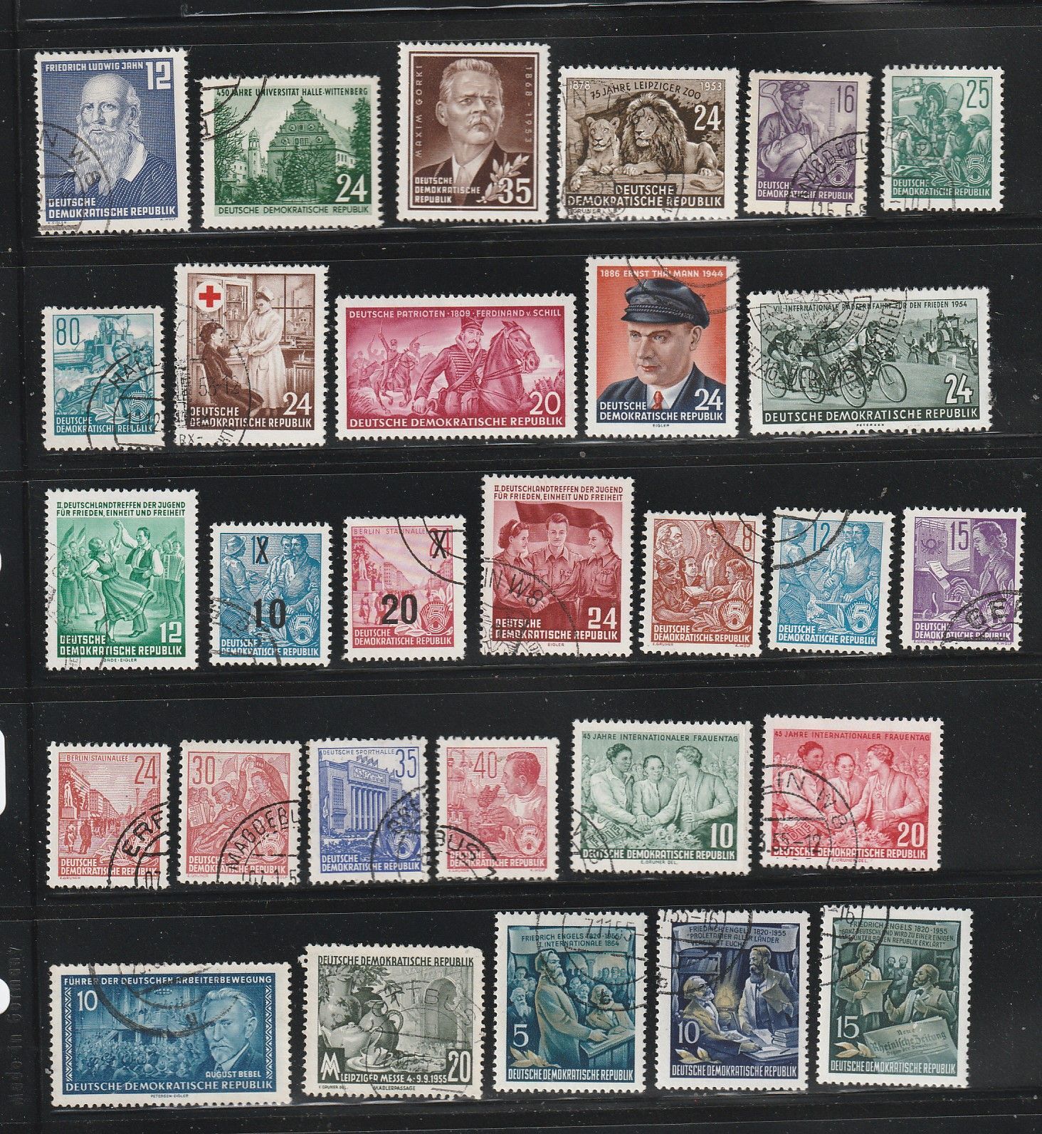 Germany DDR Lot B - All the stamps are in the scan. No damaged stamps ...