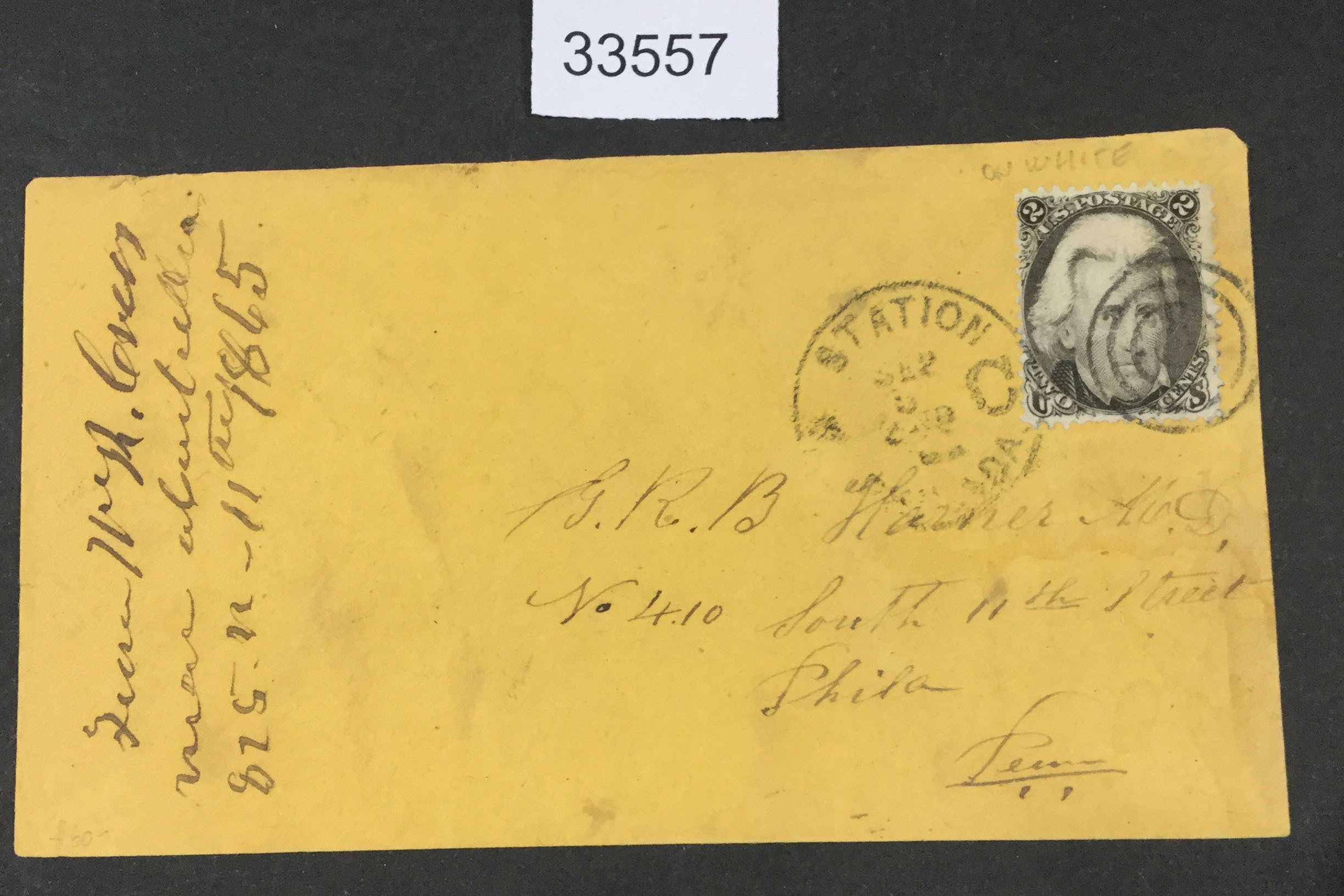 US Stamps #73 Post Cover Used LOT #33557 | United States, General Issue ...