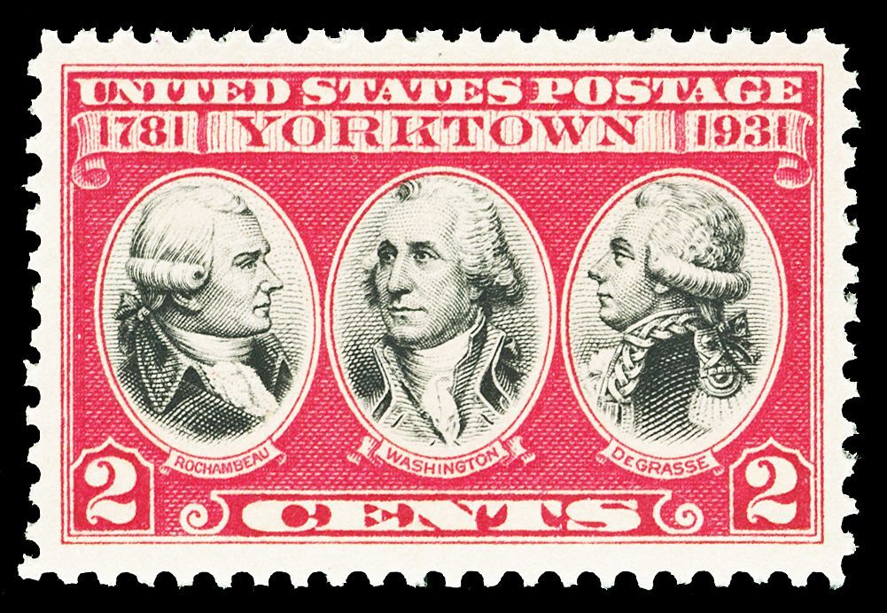 Scott 703 1931 2c Yorktown Issue Mint XF NH | United States, General ...