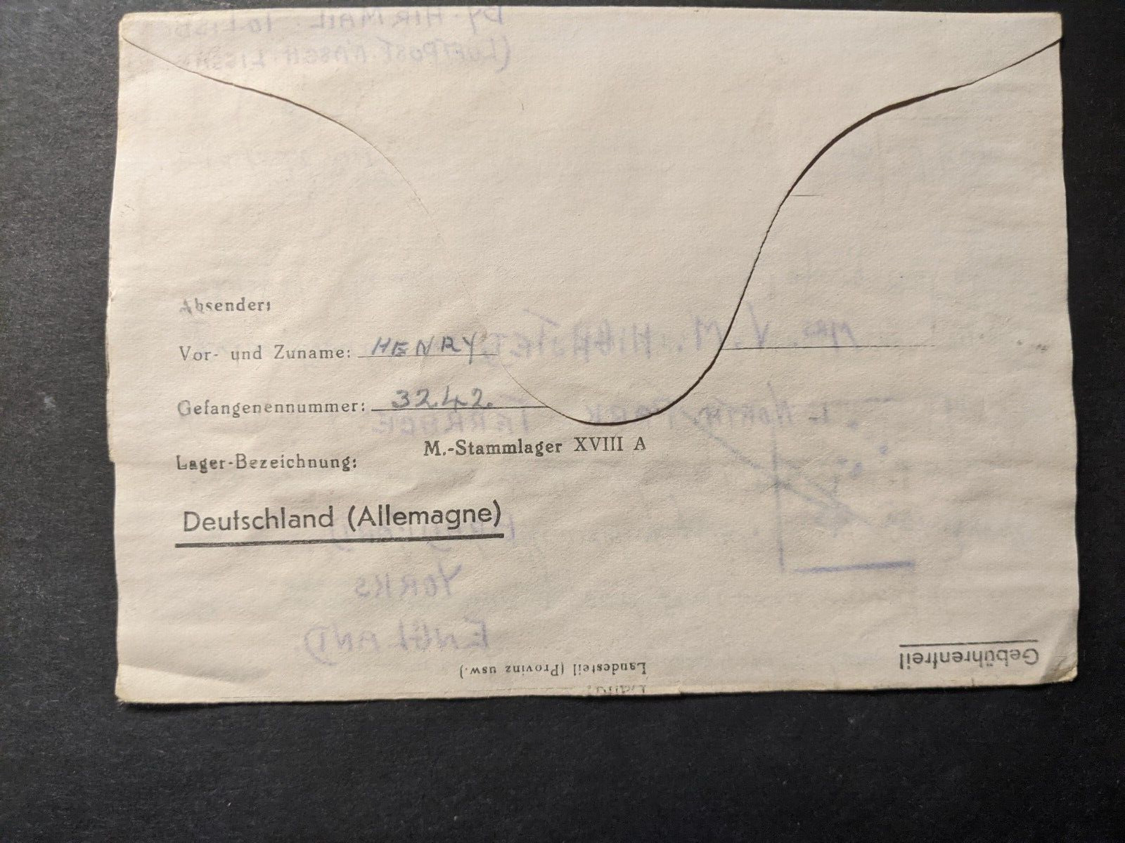 STALAG XVIII-A German POW Camp 1943 Cover PRISONER of WAR Lienz/Drau w ...