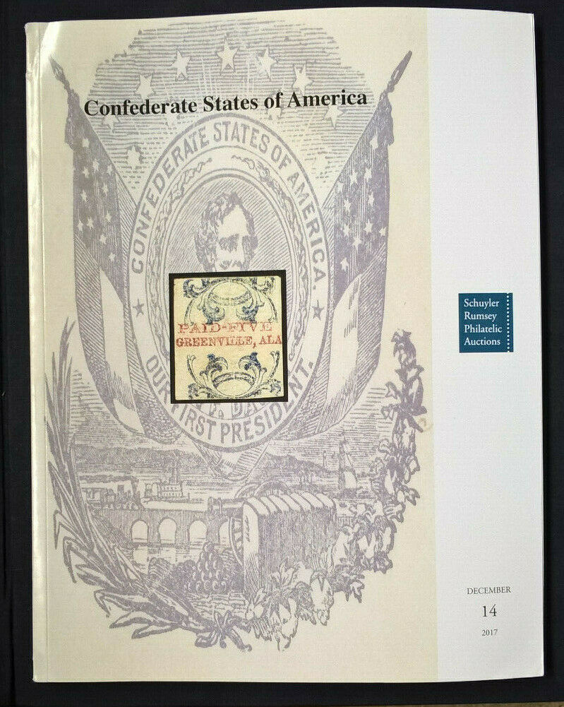 Auction Catalogue CONFEDERATE STATES OF AMERICA Civil War Stamps Covers ...