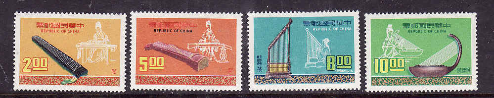 Taiwan-ROC-Sc#1975-8-Unused NH set-Musical Instrumentss-1976- | Asia ...