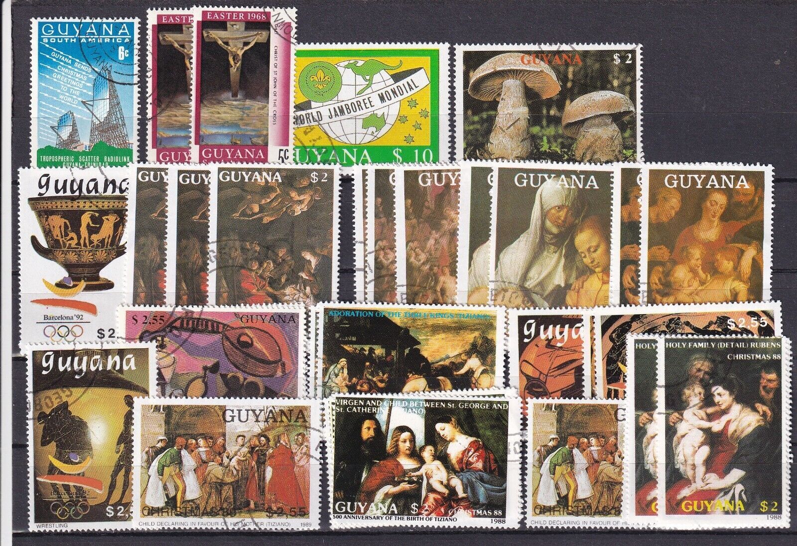 SA25f Guyana 1960's - 1980's selection of used stamps | Central & South ...