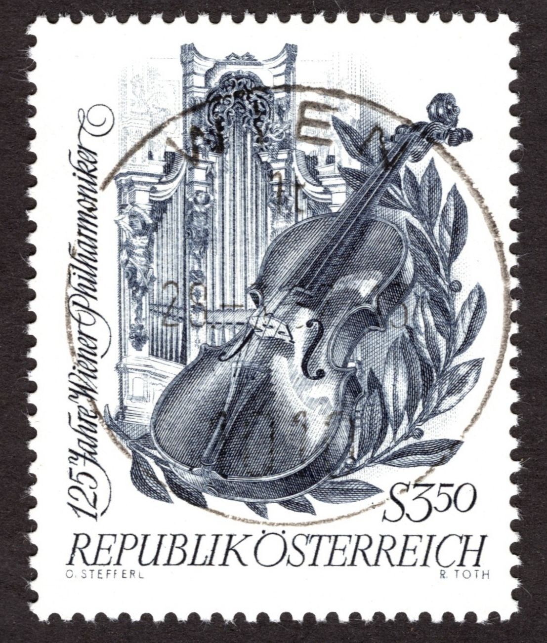 1967, Austria 3.50 Sch, Used, Sc 789 | Europe - Austria, General Issue ...