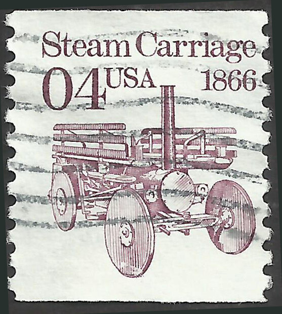 # 2451 Used Steam Carriage | United States, General Issue Stamp / HipStamp