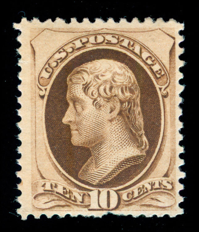US Stamps #161 Mint Full Original GUM H CAT. $800 | United States ...