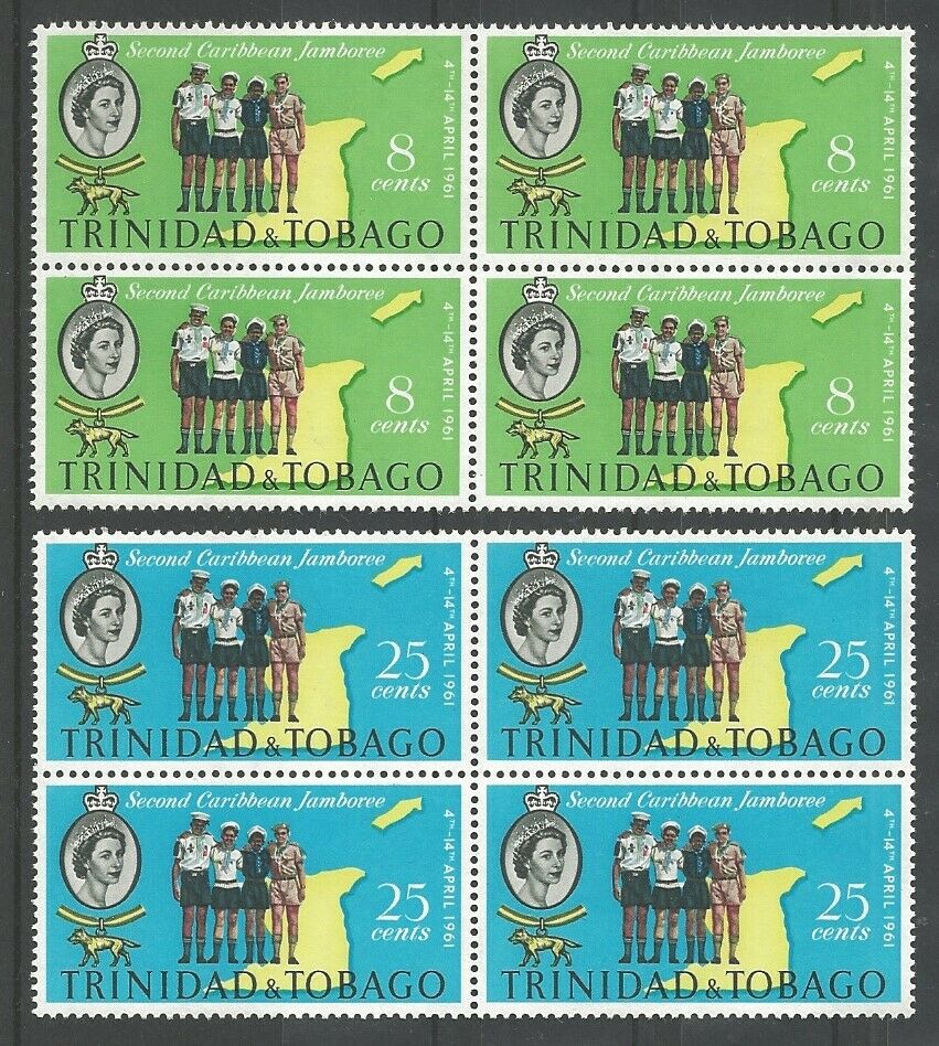 1961 Scouts Trinidad & Tobago 2nd Caribbean Jamboree block | Caribbean ...