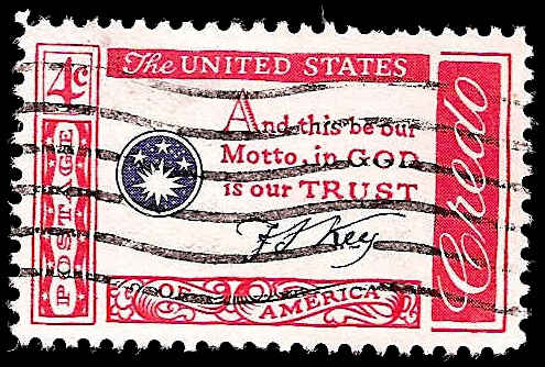 # 1142 Used Francis Scott KEY Quotation | United States, General Issue ...