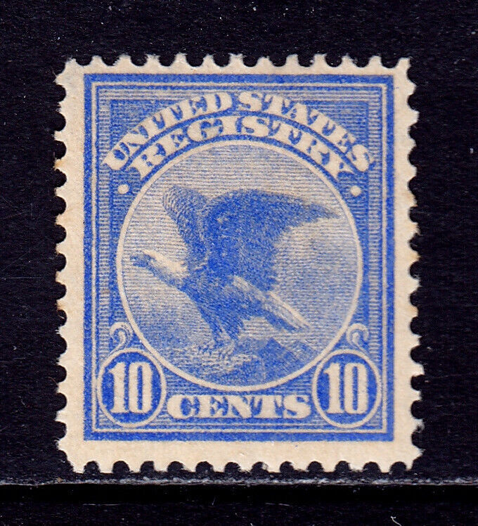 USA — Scott F1 — 1911 10¢ Eagle Registration Stamp — MH — SCV $80 ...