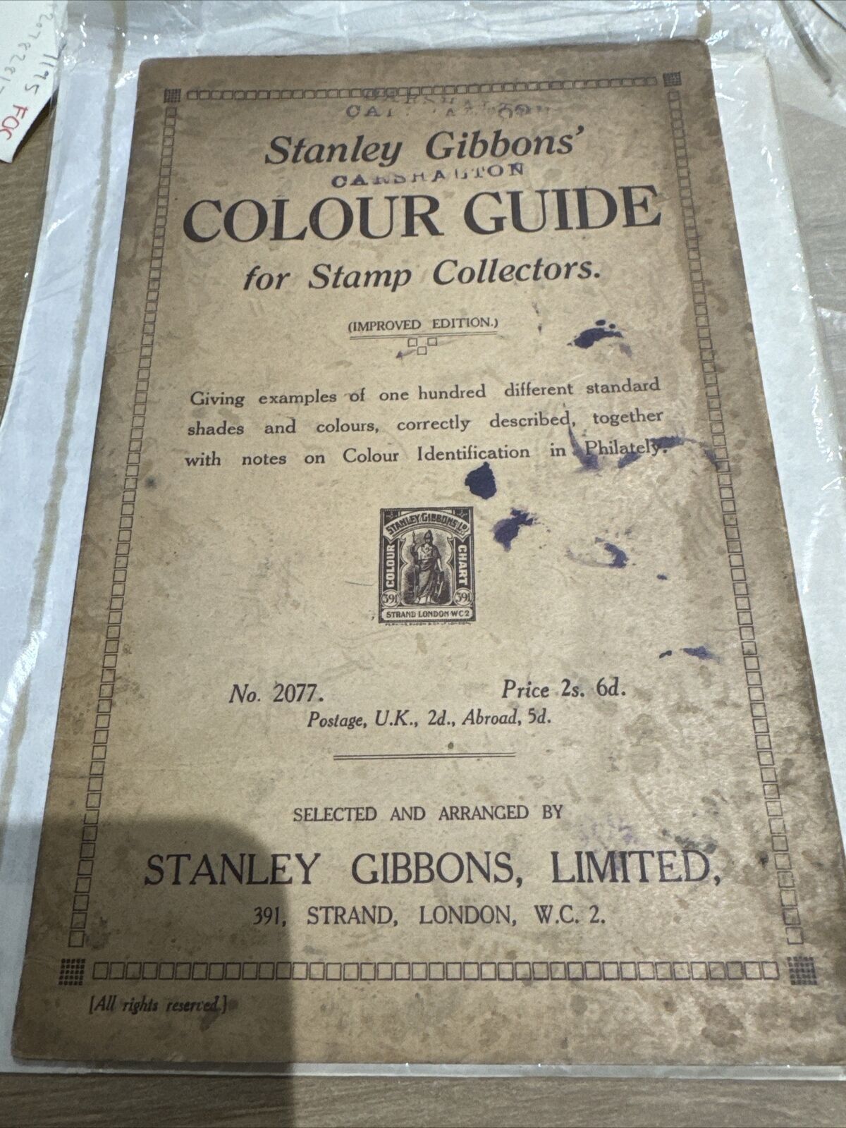 Vintage - Stanley Gibbons Colour Guide for Collectors- Number 2077 ...