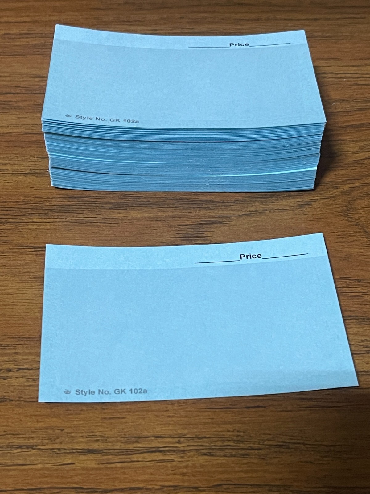 BLUE Pack of 100 Count G&K 102BK Dealer Stamp Collector Stock Cards ...