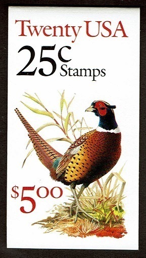 BK158, 2283a, Pheasant Booklet of 20 .25 Cent MNH Stamps. | United ...