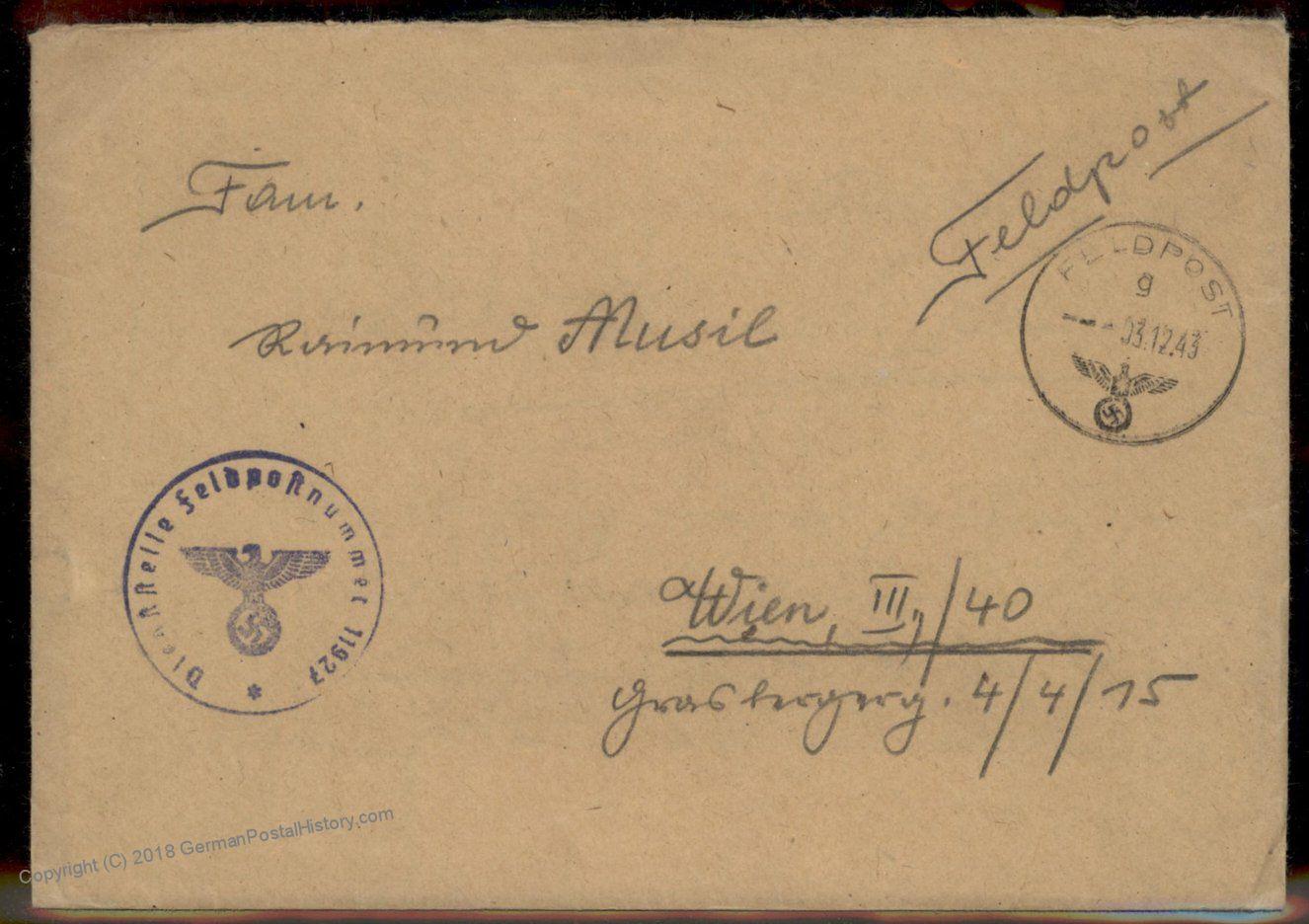 3rd Reich Germany 1943 Panzer Abteilung 506 Tiger Heavy Tank Unit ...