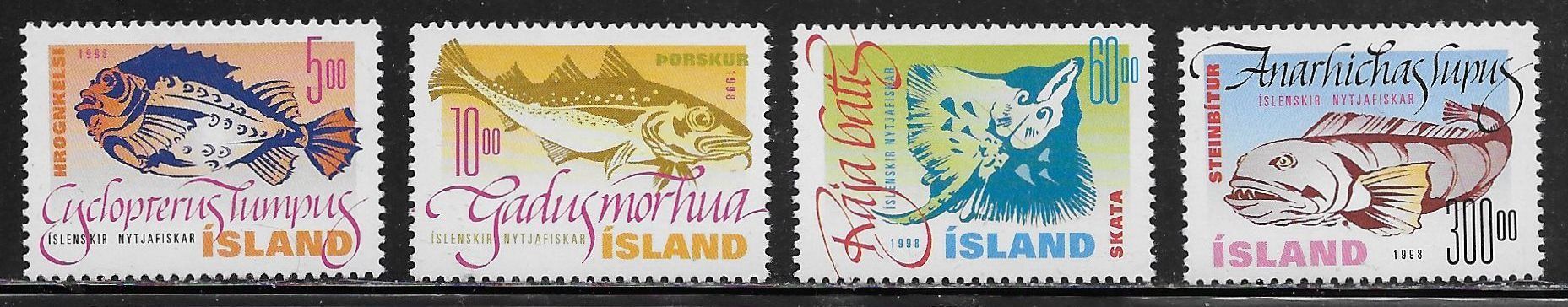 Iceland Scott #'s 856 - 859 MNH | Europe - Iceland, General Issue Stamp ...