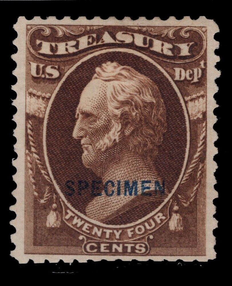 US Stamps #O80S Official Specimen LOT #85029* | United States, Back of ...