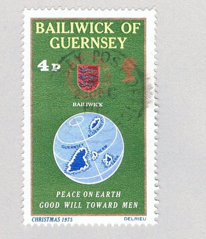 Guernsey 127 Used Globe and Map 1975 (BP70204) | Europe - Channel ...