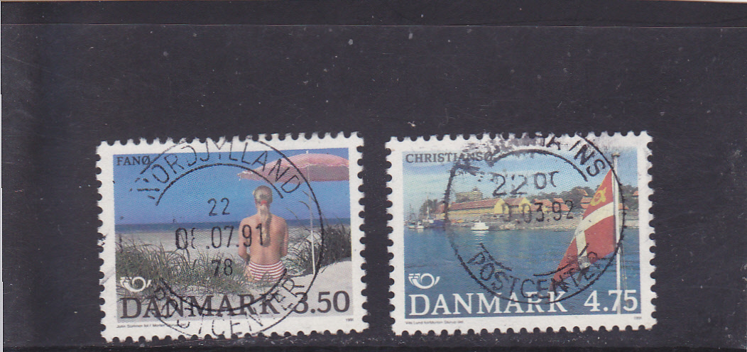 Denmark Scott# 939-40 Used / HipStamp