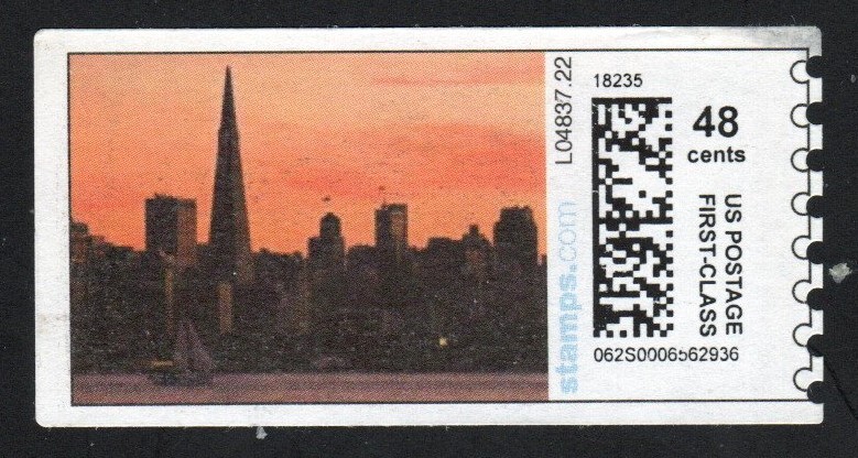1CVP 93 - (42c) - Personal Computer Postage - "San Francisco" - Used ...