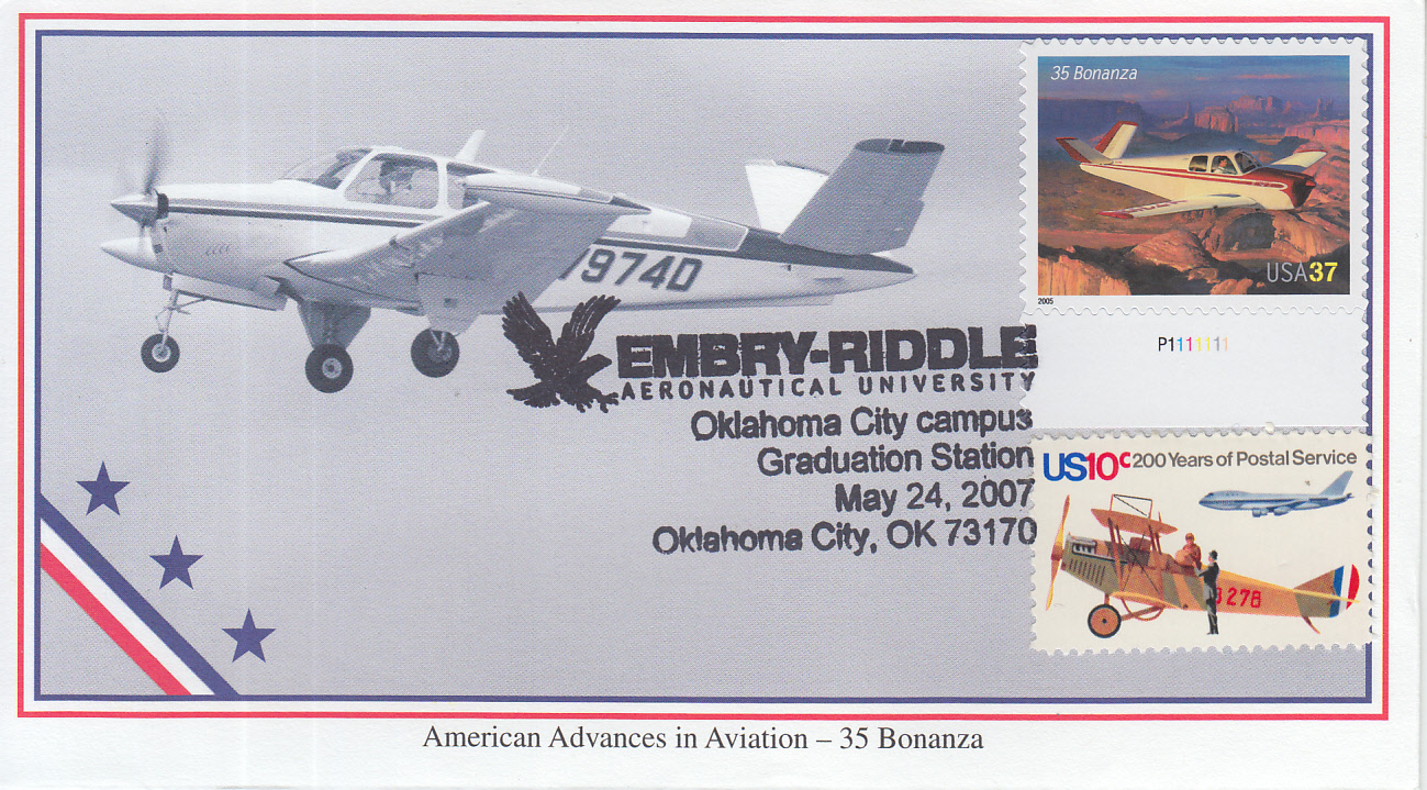 2007 USA Embry-Riddle Graduation Mystic Advances Aviation PIctorial ...