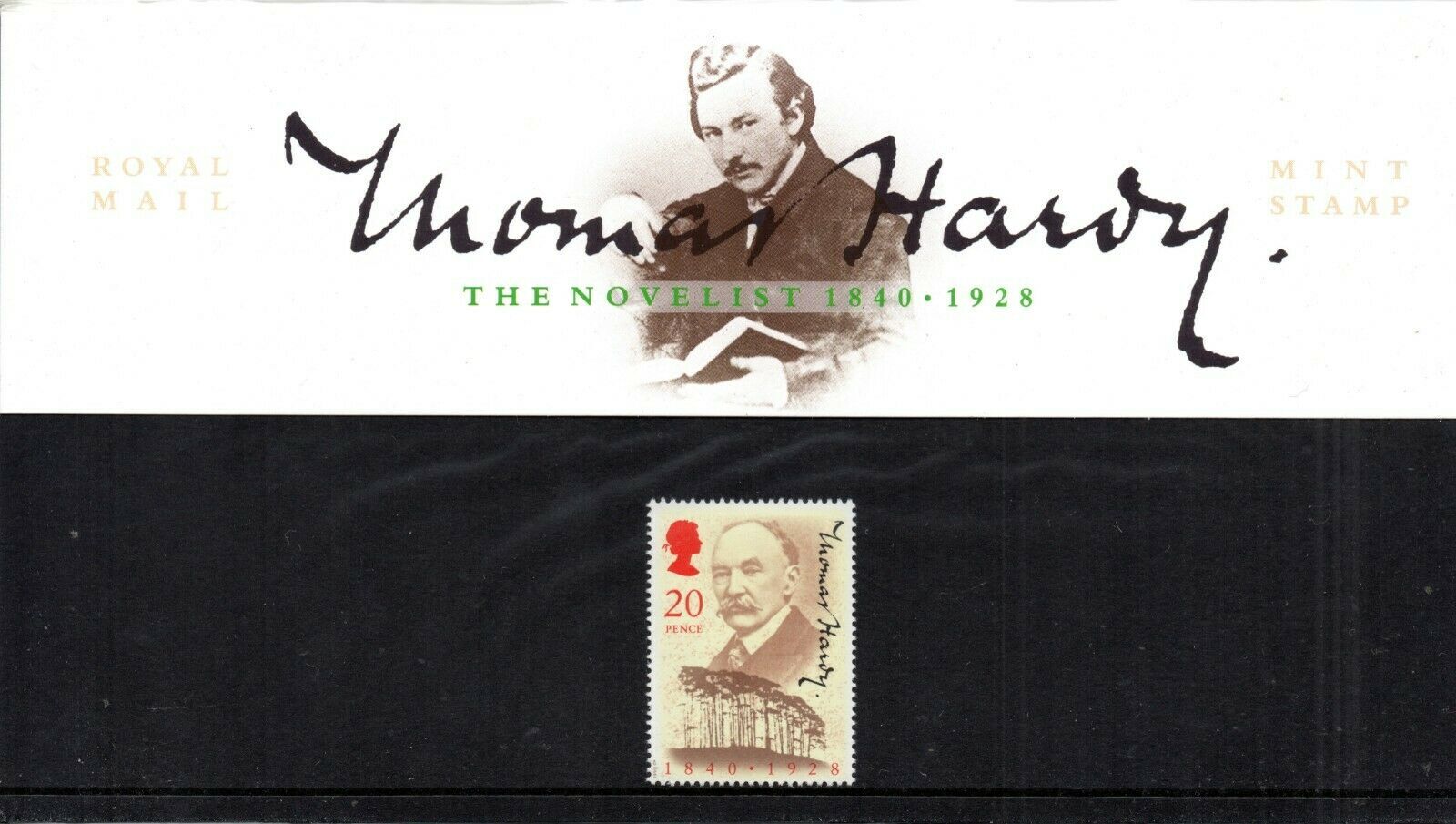 1990 Sg 1506 Birth Anniversary of Thomas Hardy Presentation Pack No 209 ...