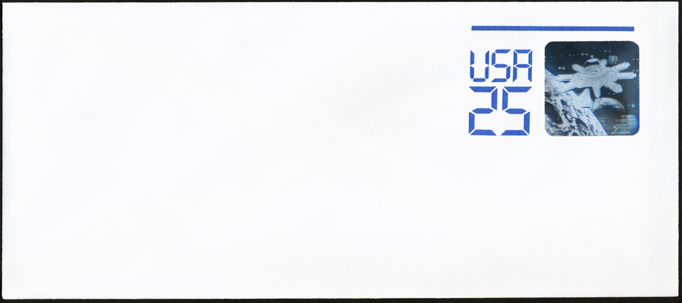 USA #U617 Mint Postage Envelope with Hologram (Shuttle Docking ...