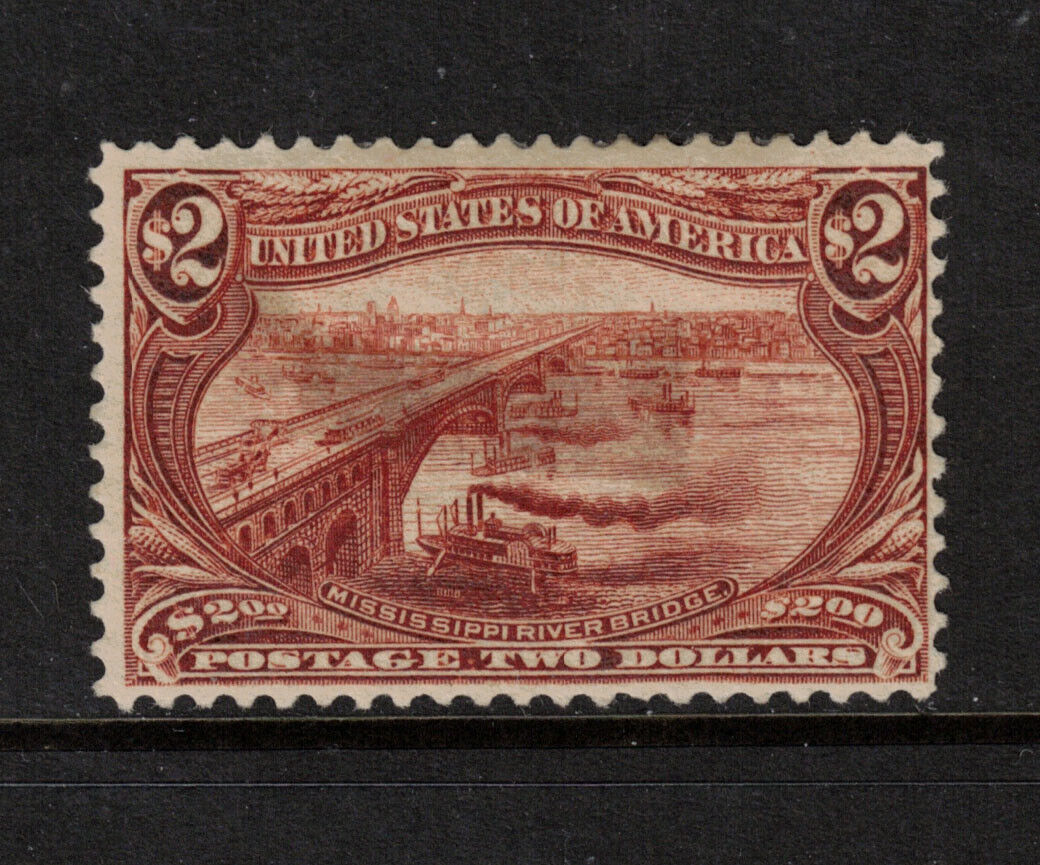 USA #293 Mint Fine Original Gum Hinge Remnant - Light Gum Thin | United ...