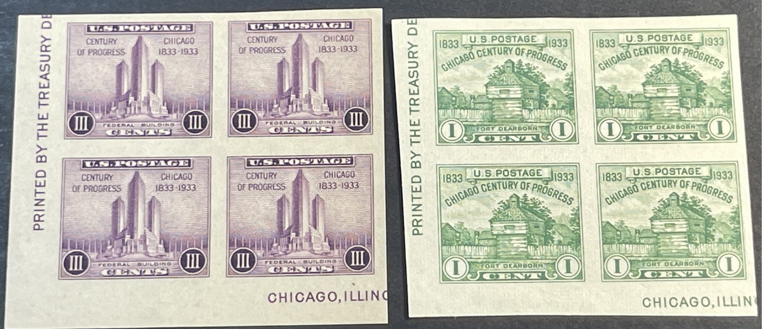 U.S.# 766-767-Mint Never/Hinged--Set in Blocks of 4--Iai & Ngai--1935 ...