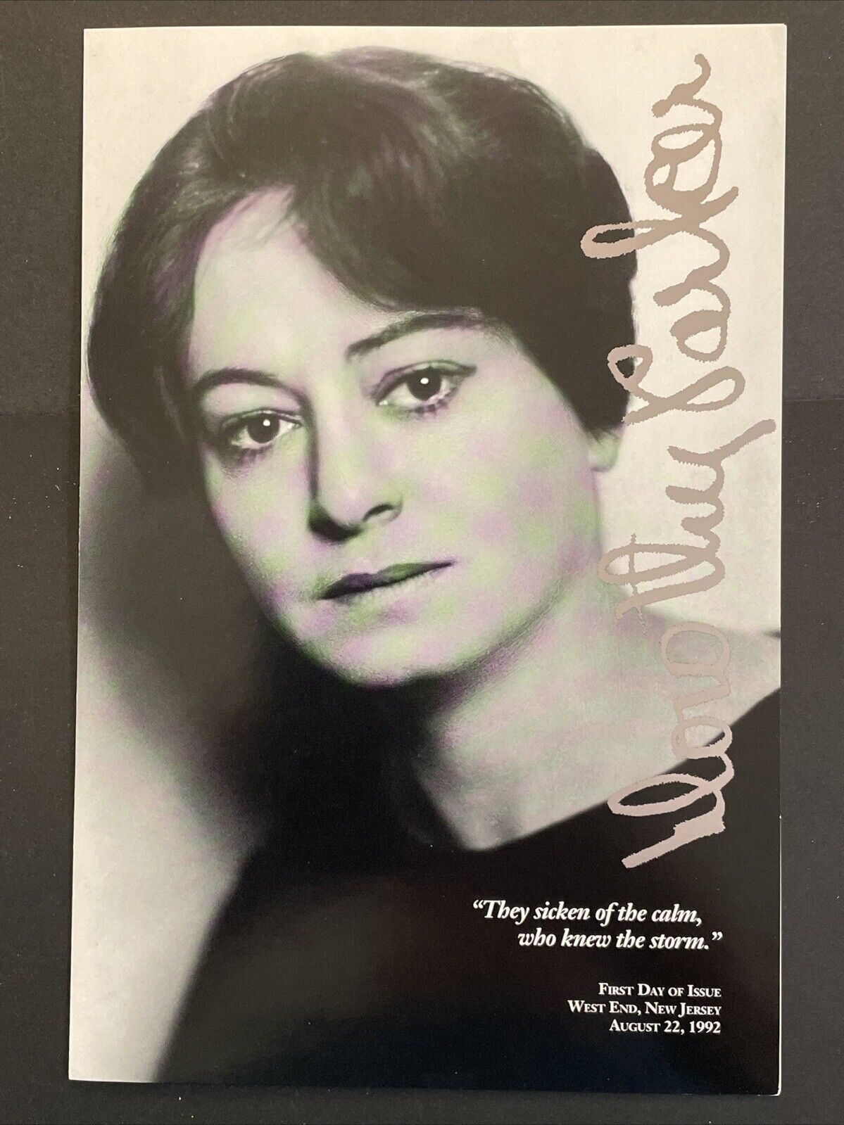 1992 Dorothy Parker 29-Cent First Day Ceremony Program Sc# 2698 ...