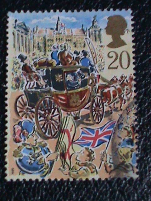 Grate Britain Stamp:1989 SC# 1289-93 The Load Mayor's show, London used ...