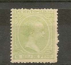 Puerto Rico Stamp MNG 8 Mils. DE Peso # CPR 14 | Europe - Spain ...