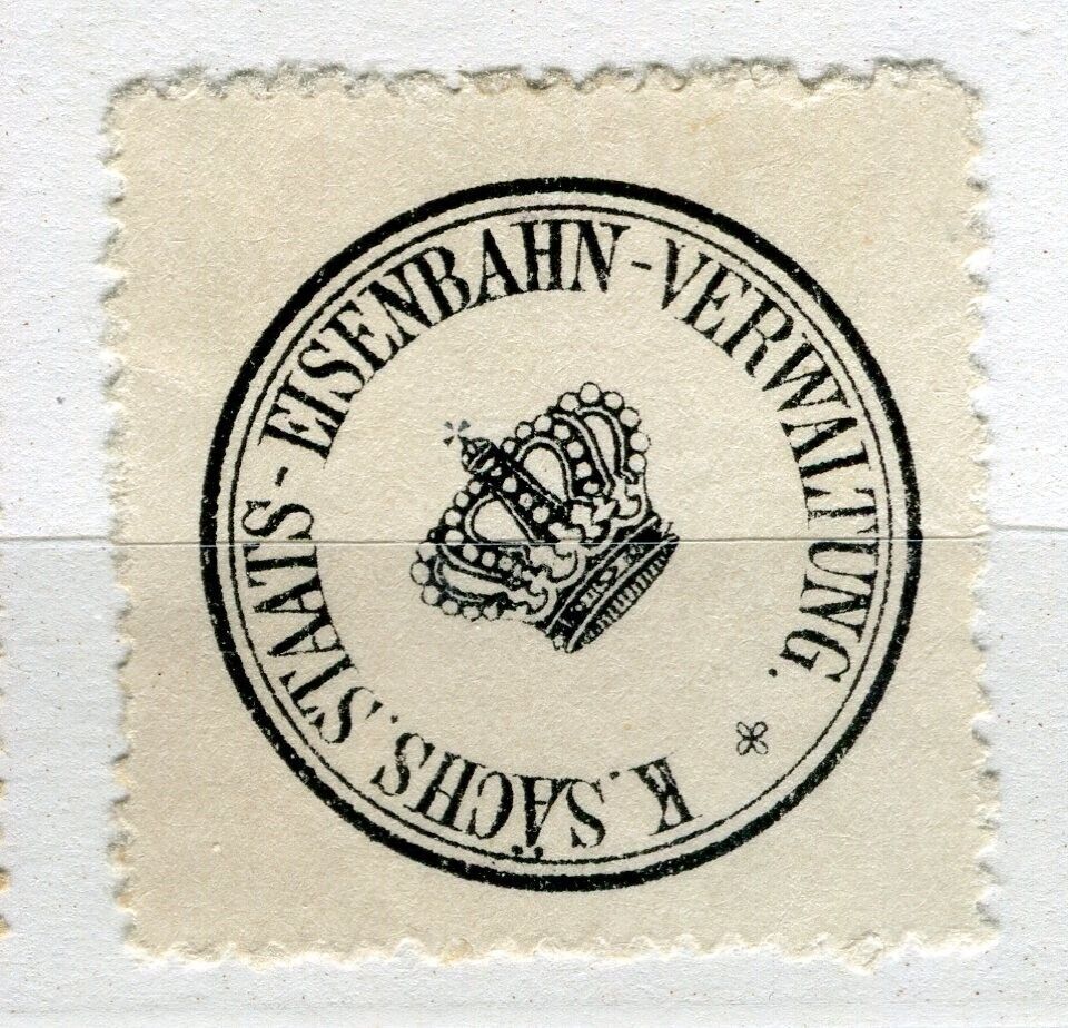 GERMANY; 1880s-1900s early classic Special LETTER SEAL fine Mint hinged ...