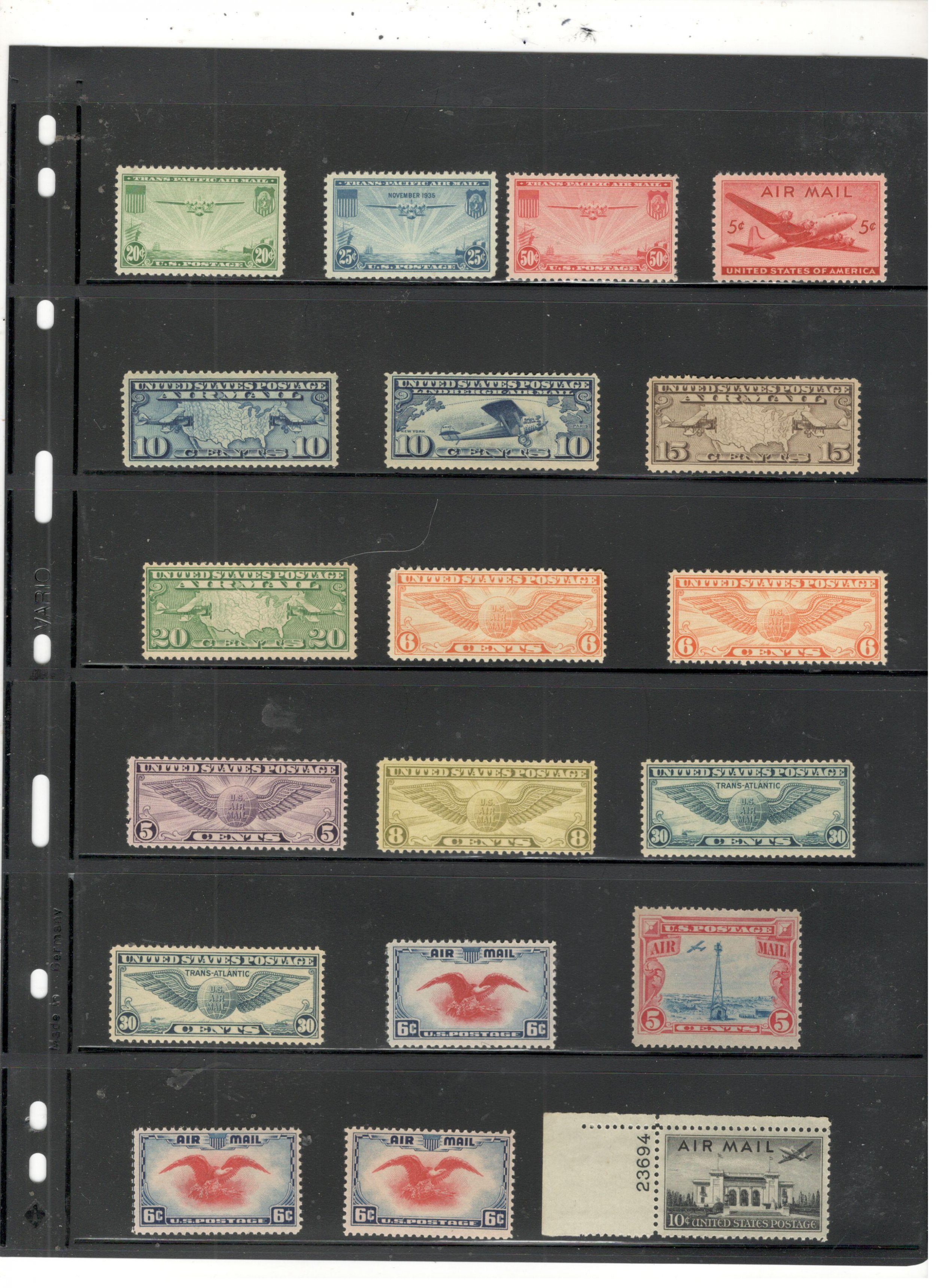 US Airmail Collection ALL Mint | United States, Stamp / HipStamp