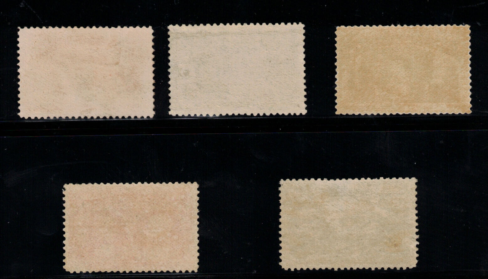 USA #241 - #245 Mint Fine - Very Fine Original Gum Hinged Fresh Set ...