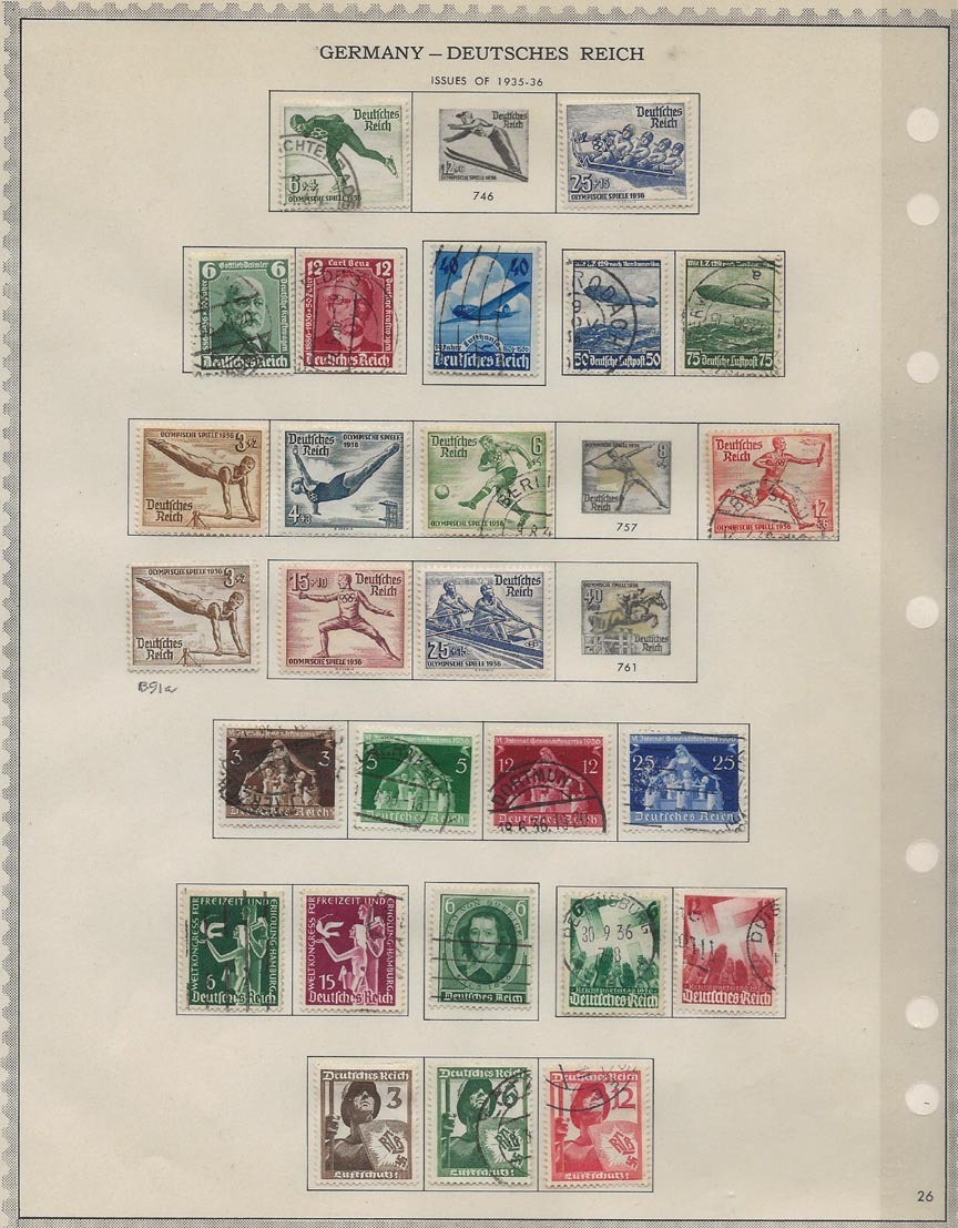 Germany 1935//1936 issues | Europe - Germany & Colonies - Germany ...