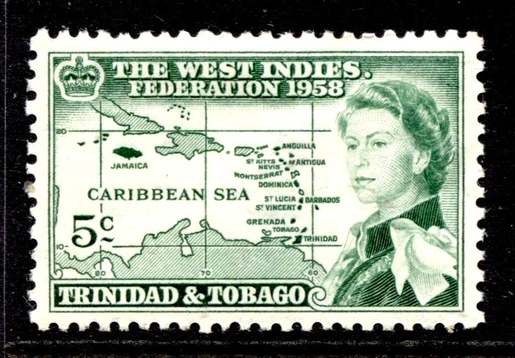 Trinidad & Tobago Stamp #86 MINT OG NH XF SINGLE - POST OFFICE FRESH ...