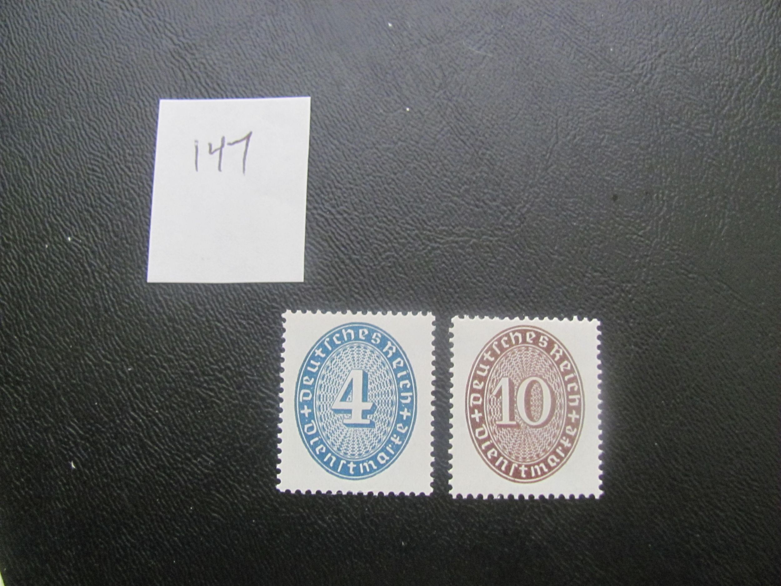 Germany 1933 MNH MI. 130-131 Officials XF 110 Euros (147) | Europe ...