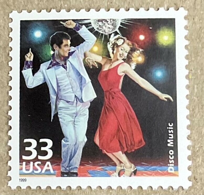 3189d Celebrate the Century 1970s 15 MNH 33 c stamps Disco Dancing ...