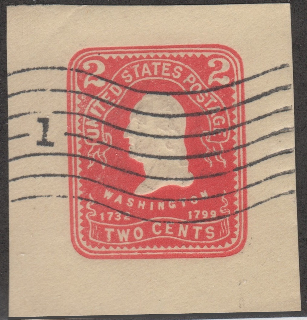 SC#U386 2¢ Washington Cut Square (1903) Used | United States, Postal ...
