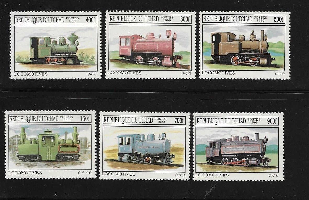 Chad 1999 Locomotives Trains MNH | Africa - Chad, Stamp / HipStamp