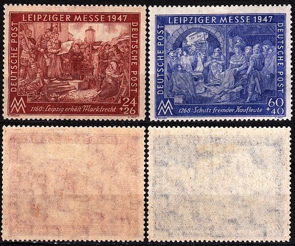 GERMANY / Allied Occupation 1947/48 Leipzig Spring Fair of 1947, MVLH ...